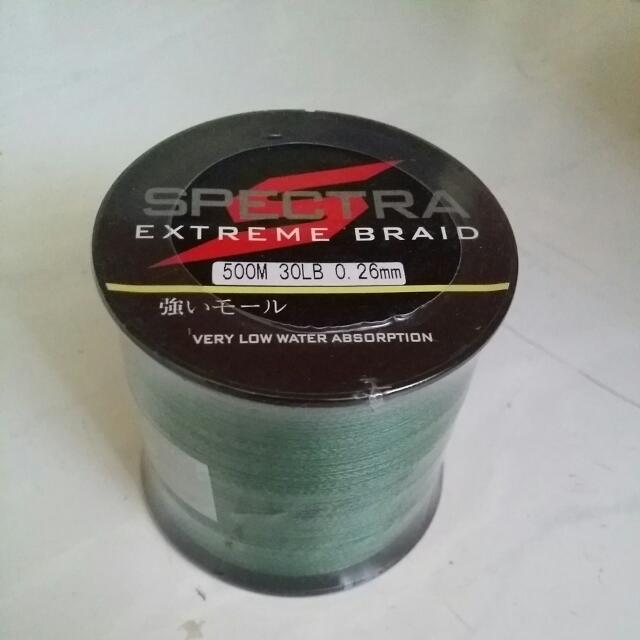 Fishing Line Spectra 500 Meter 20lb 0.20mm VERY LOW WATER ABSORPTION ...