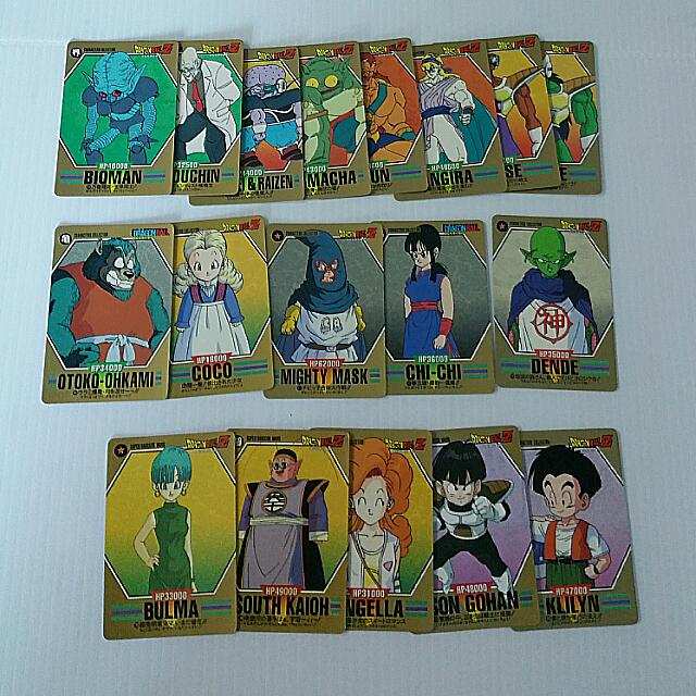 DragonBall Character Cards, Hobbies & Toys, Toys & Games on Carousell