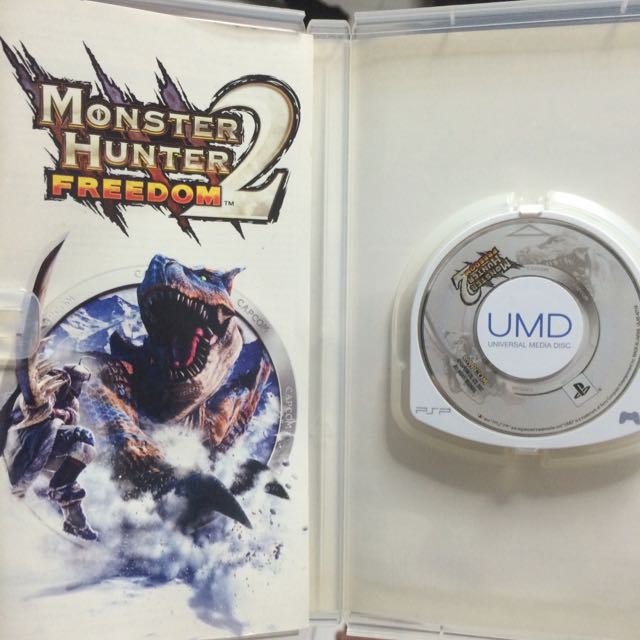 Original Monster Hunter Freedom 2 PSP, Hobbies & Toys, Toys & Games on ...