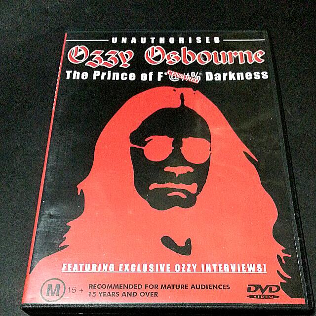 Ozzy Osbourne (The Prince Of Darkness) Dvd, Hobbies & Toys, Music ...