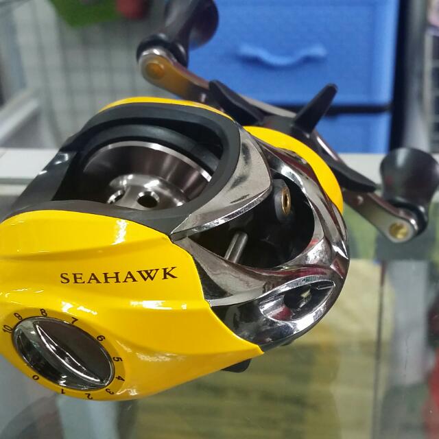 Seahawk Basshunter Baitcaster, Sports Equipment, Fishing on Carousell