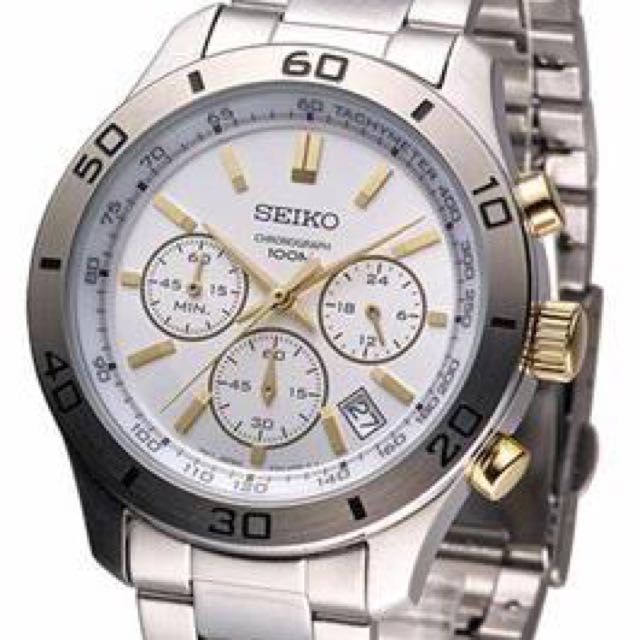 SOLD OUT - Seiko chronograph SSB051J1 SSB051, Furniture & Home Living ...