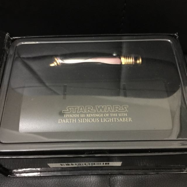 Master Replicas Star Wars Darth Sidious Lightsaber 0.45 Scaled Replica ...