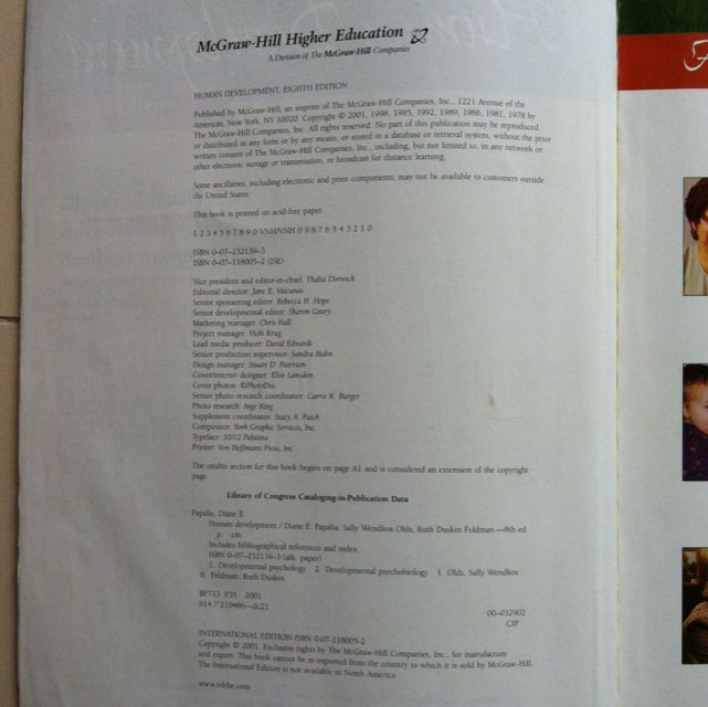 Human Development - Papalia, Olds, Feldman, Hobbies & Toys, Books ...