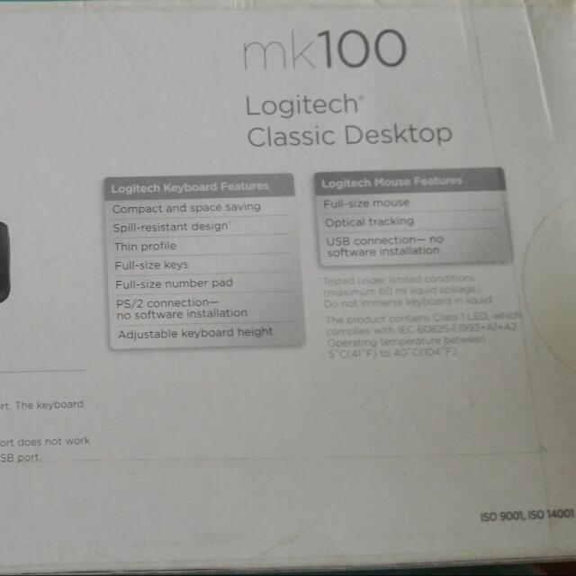 Logitec Keyboard Computers And Tech Parts And Accessories Networking On