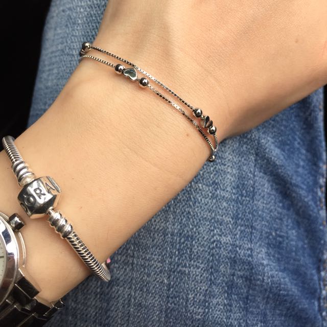 Meyson Jewellery Silver Bracelet, Women's Fashion, Jewelry & Organisers ...