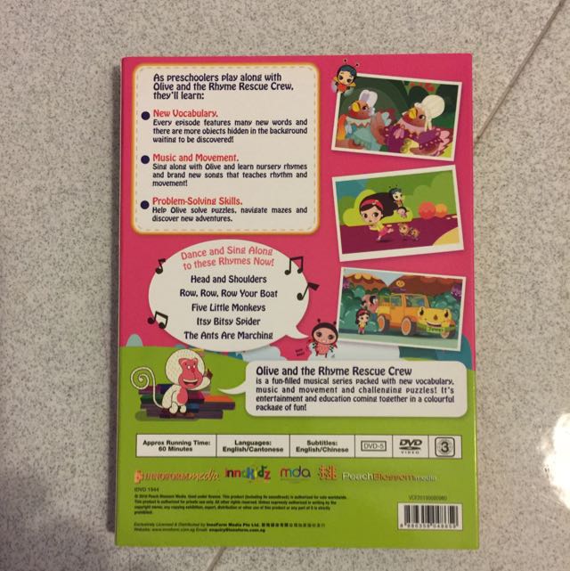 Olive And The Rhyme Rescue Crew DVD, Hobbies & Toys, Toys & Games on ...