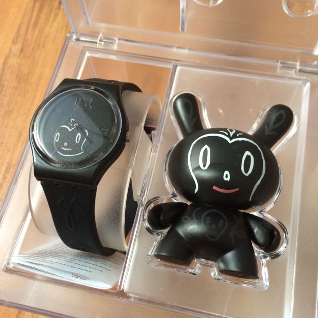 Swatch Kidrobot Gary Baseman Watch, Women's Fashion, Watches ...