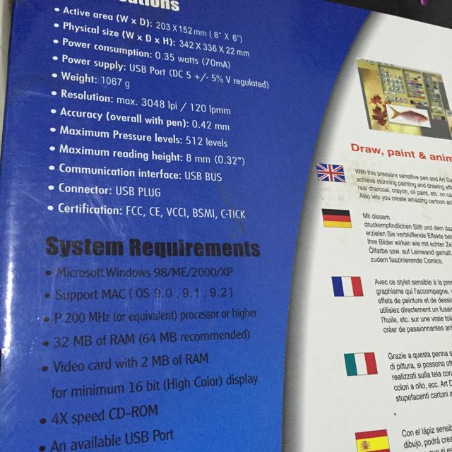 Aiptek HyperPen 8000U PC Tablet, Computers & Tech, Parts & Accessories ...