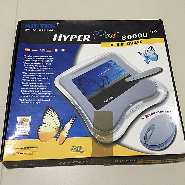 Aiptek HyperPen 8000U PC Tablet, Computers & Tech, Parts & Accessories ...