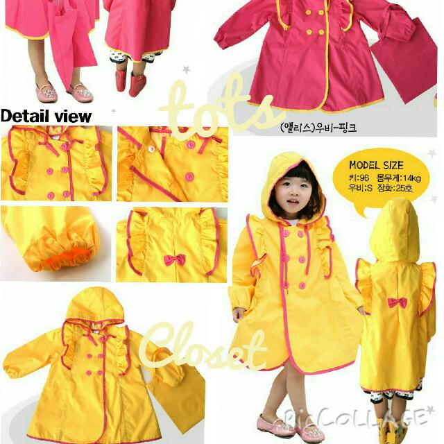 Alice Princess Quality Raincoat, Babies & Kids, Babies & Kids Fashion on Carousell