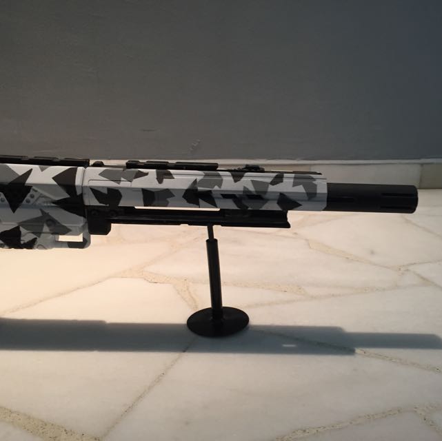 Reserved - Nerf Longstrike (Arctic Camo), Hobbies & Toys, Toys & Games ...