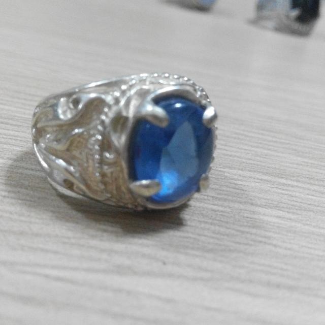 Batu Akik Blue Safir Gem Stone - Indonesia, Women's Fashion, Jewelry ...