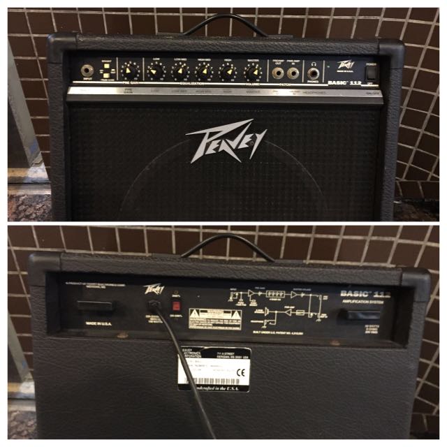 Peavey Basic 112 50watts Bass Amp Made In USA, Hobbies & Toys, Music ...