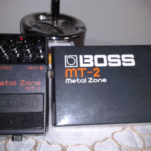 Boss Metal Zone 2 Pedal....MT-2, Hobbies & Toys, Music & Media, Music ...