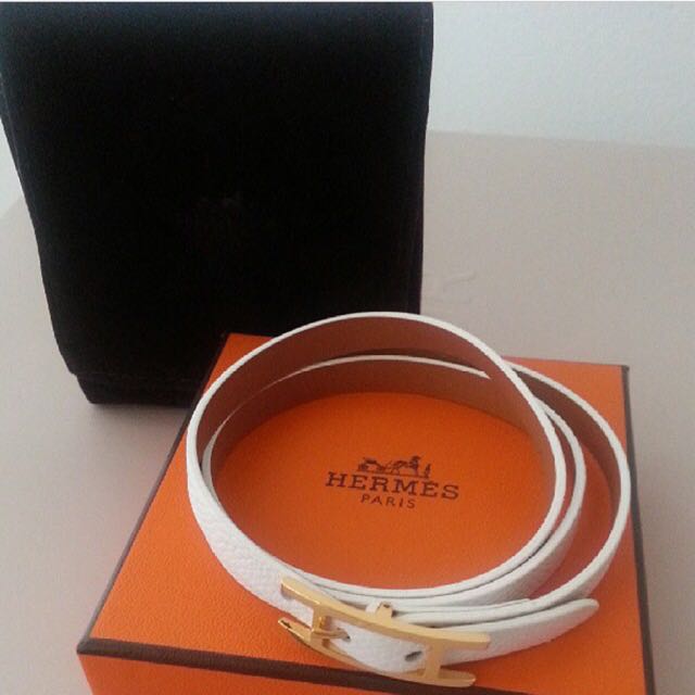 Hermes Hapi 3 Tour White GHW, Luxury, Bags & Wallets on Carousell