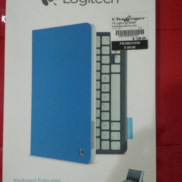 Logitec Mini Ipad Keyboard Folio Computers And Tech Parts And Accessories