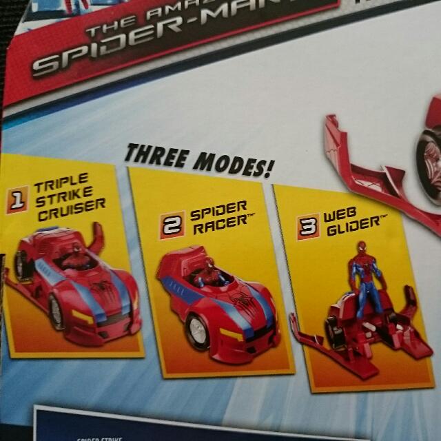 Spiderman Triple Strike Cruiser, Hobbies & Toys, Toys & Games on Carousell