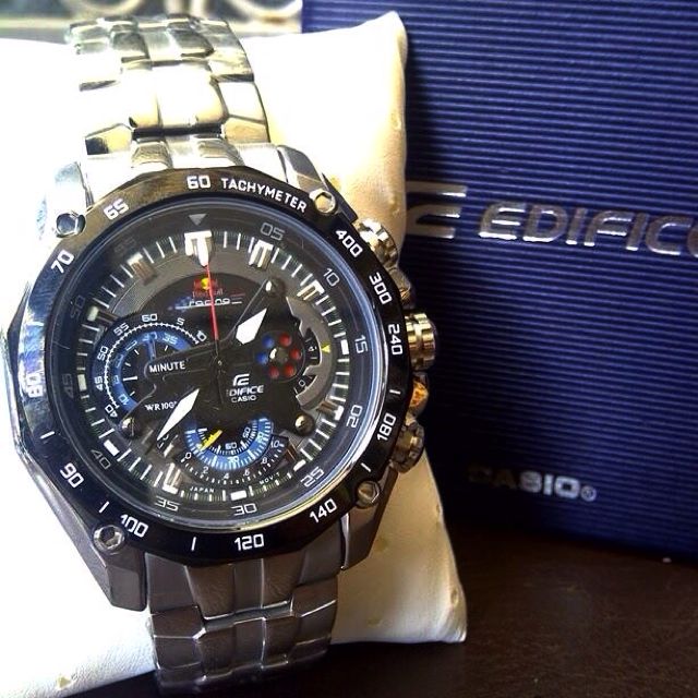 BRAND NEW Casio Edifice Redbull Racing Tachymeter Chronograph Watch ...