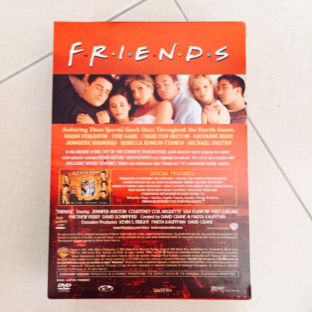 FRIENDS Season 4 DVD, Everything Else on Carousell
