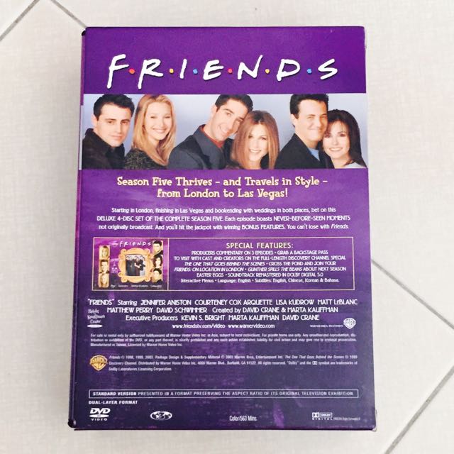 FRIENDS Season 5 DVD, Everything Else on Carousell