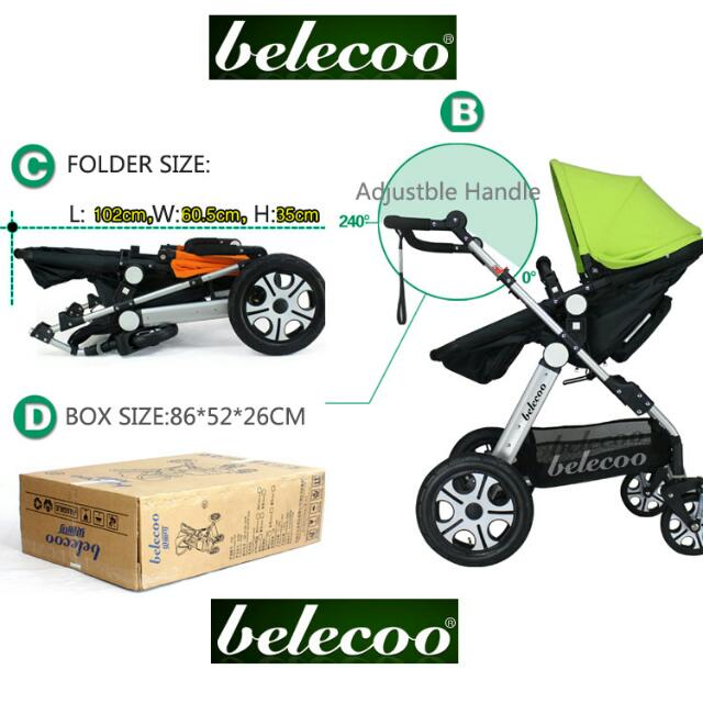 Brand new!Belecoo stroller!Pram!Baby cot!, Babies & Kids, Going Out ...