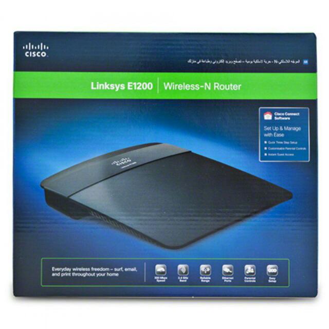 CISCO Linksys E1200 Wireless-N Router, Computers & Tech, Parts & Accessories, Networking on ...