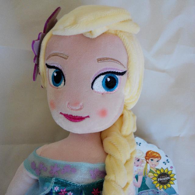 Brand New : Disney Frozen Fever Elsa And Anna Plush Dolls - 20 Inch ...