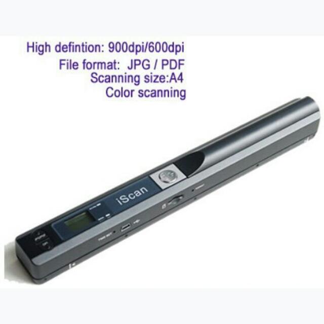 iScan Wand Portable Colour Scanner, Health & Nutrition, Health Monitors ...