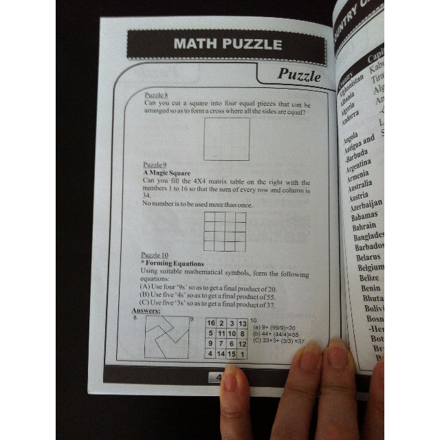 Modern Mathematical Table for Primary Schools, Hobbies & Toys, Books ...