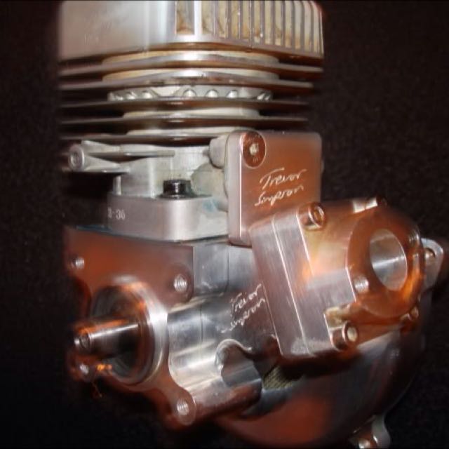 Trevor Simpson Reed Ported Engine (29.5-30cc), Hobbies & Toys, Toys ...