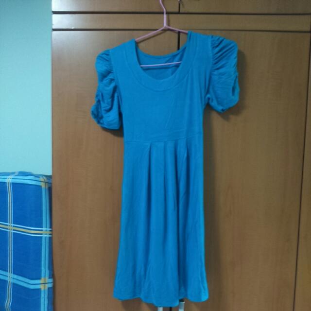 Blue Colored Simple Dress, Women's Fashion, Dresses & Sets, Dresses on ...