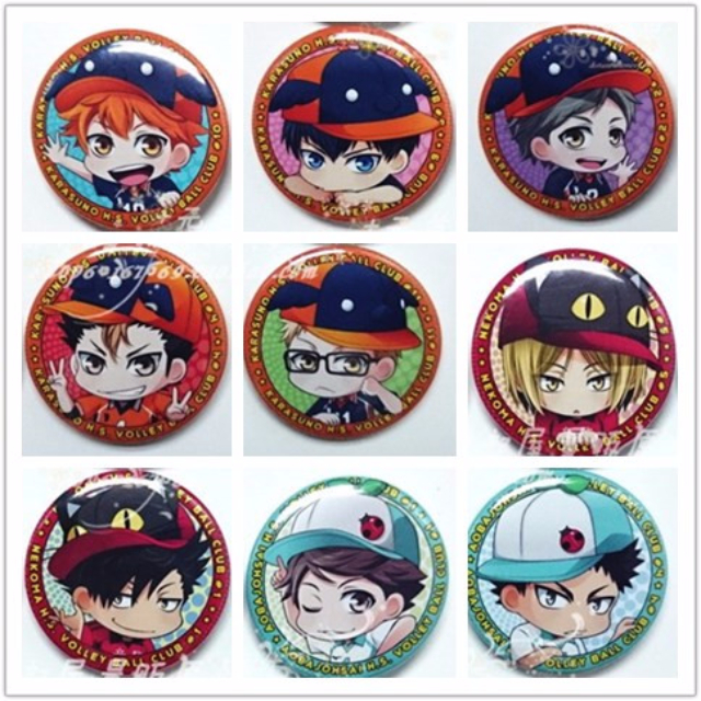 [OOS] Haikyuu!! Badge #1, Hobbies & Toys, Memorabilia & Collectibles ...