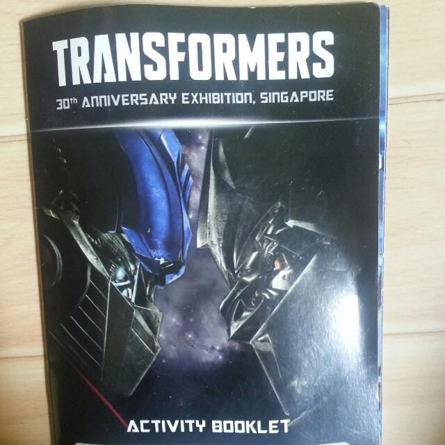 Transformers Activity Book!, Hobbies & Toys, Toys & Games on Carousell