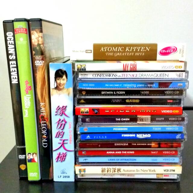 Assorted DVDs VCD and CDs (Original), Hobbies & Toys, Music & Media ...
