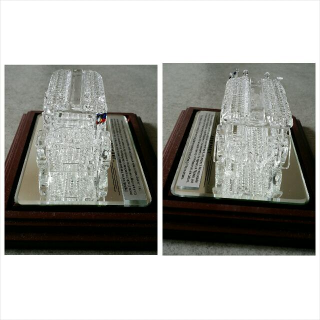 "JEEPNEY" made of borosilicate glass, Furniture & Home Living, Home ...