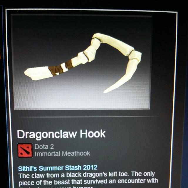 Dota 2 Dragonclaw Hook, Hobbies & Toys, Toys & Games on Carousell