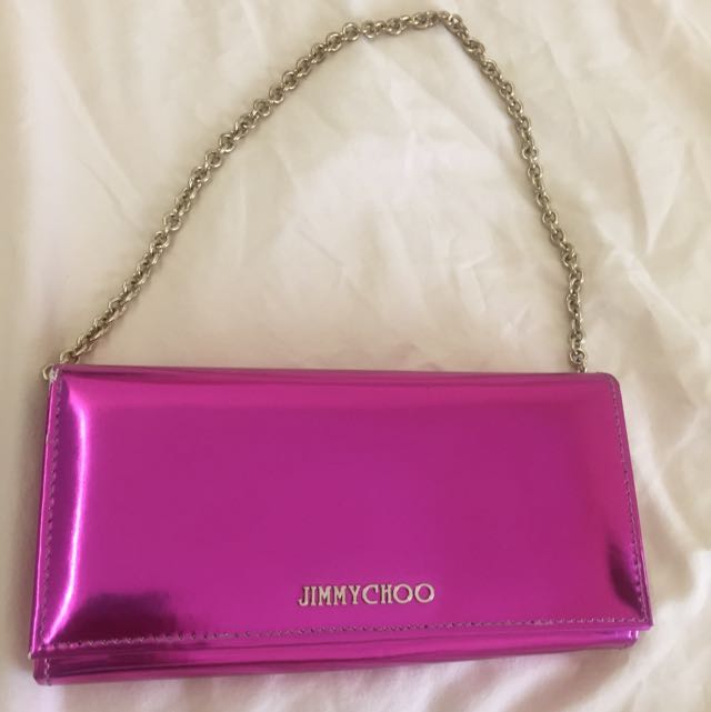 Jimmy Joo Clutch Wallet, Women's Fashion, Bags & Wallets, Clutches on ...