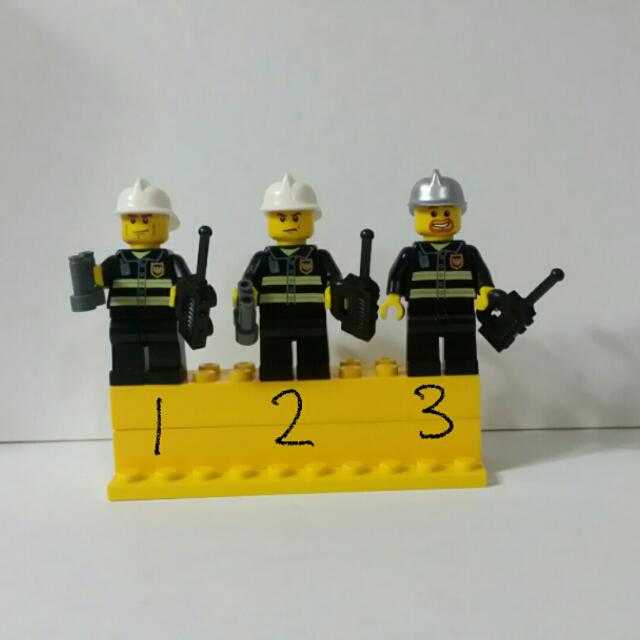 Lego Minifigures Fireman, Hobbies & Toys, Toys & Games on Carousell