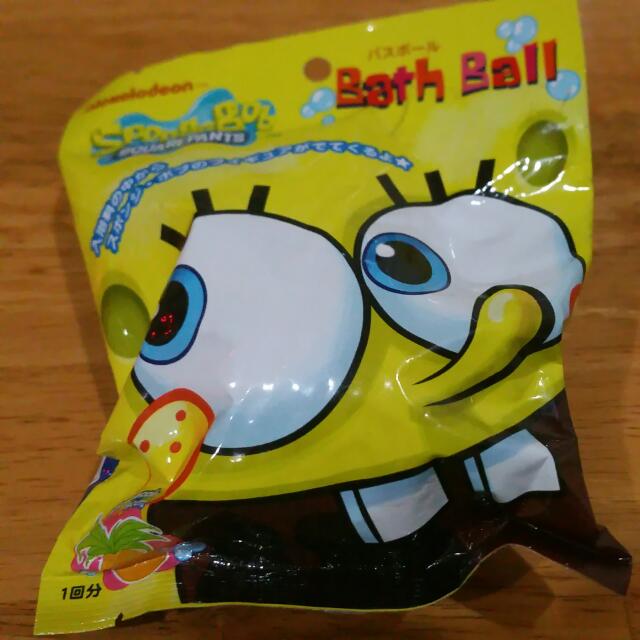 Spongebob Squarepants Bath Ball, Hobbies & Toys, Toys & Games on Carousell