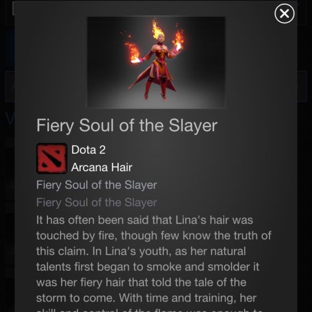 Fiery Soul Of The Slayer Dota 2, Hobbies & Toys, Toys & Games on Carousell