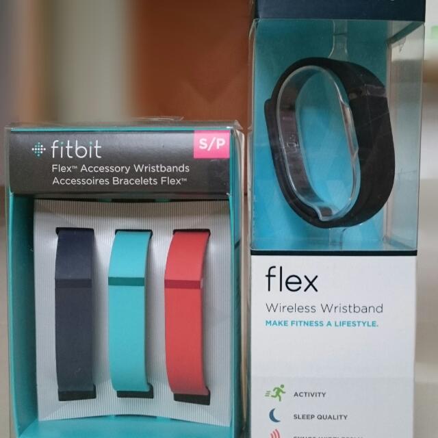 Fitbit Flex With Accessory Wristbands, Sports Equipment, Exercise ...