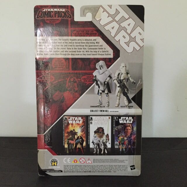 Star Wars Comic Pack #79 - Commander Keller & Galactic Marine, Hobbies ...