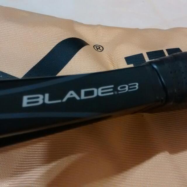 Wilson Blade 93 Tennis Racquet, Sports Equipment, Sports & Games ...