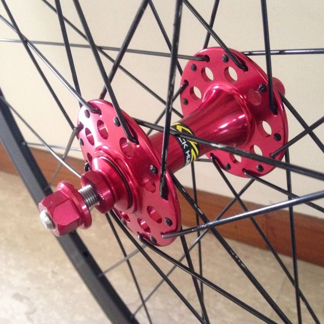 H PLUS SON SL42 & Velocity Deep V Wheel Set, Sports Equipment, Bicycles ...