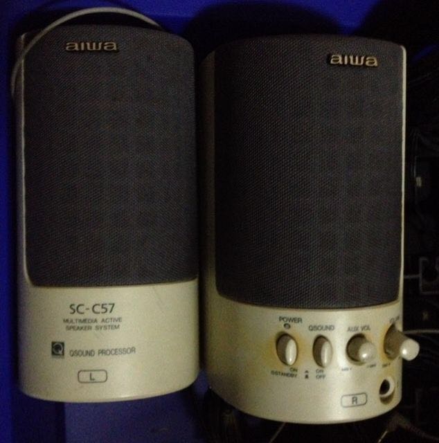 PC computer Aiwa speakers & microphone, Computers & Tech, Parts ...