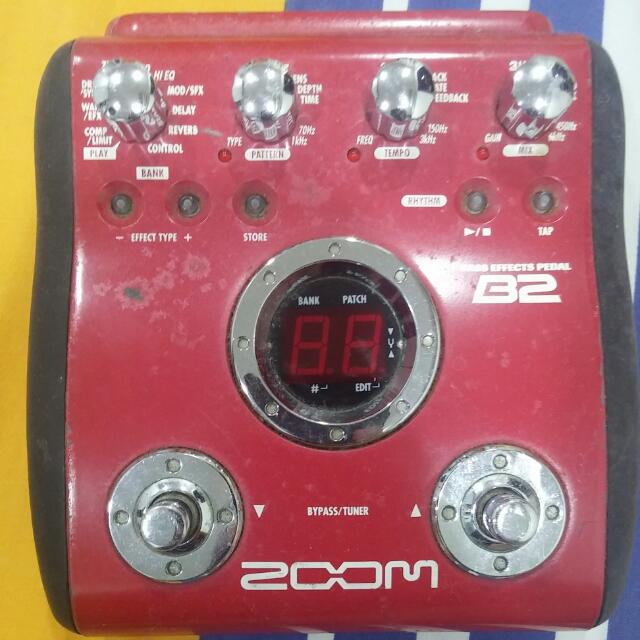 Zoom B2 Bass Multineffects, Hobbies & Toys, Music & Media, Music ...