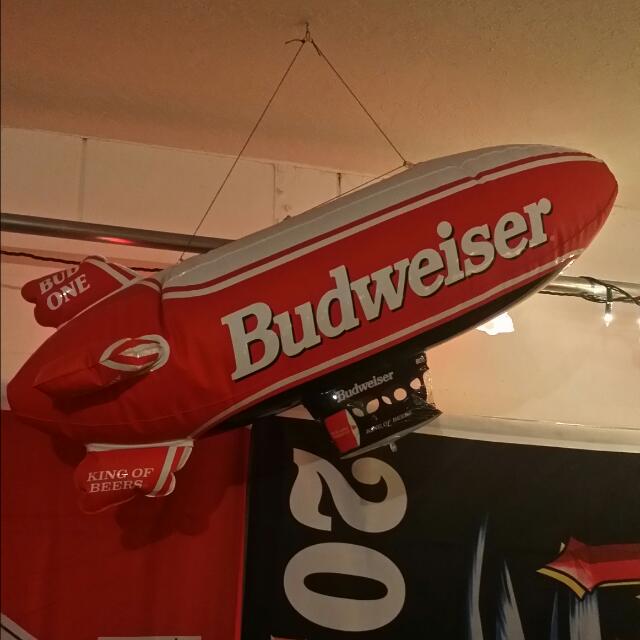 Budweiser inflatable blimp, Men's Fashion on Carousell