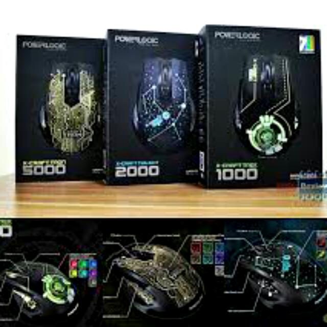 Powerlogic X-CRAFT GAMING MOUSE, Computers & Tech, Parts & Accessories ...