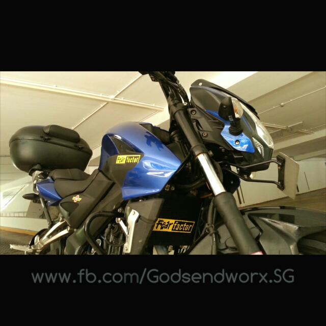 Pulsar 200NS - Custom Radiator Guard by Godsendworx, Motorcycles ...